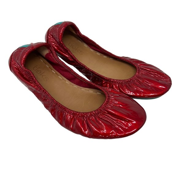 Tieks | Shoes | Tieks Ruby Red Patent Leather Ballet Flats | Poshmark